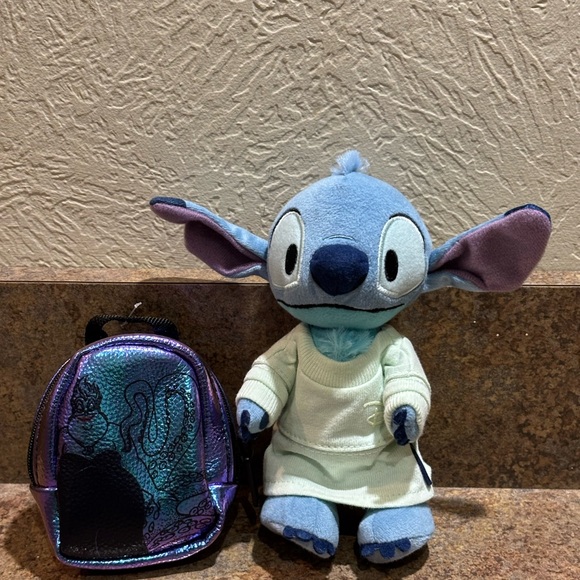 Disney | Toys | Disney Stitch Nuimo Plush Toy With Mini Backpack And ...